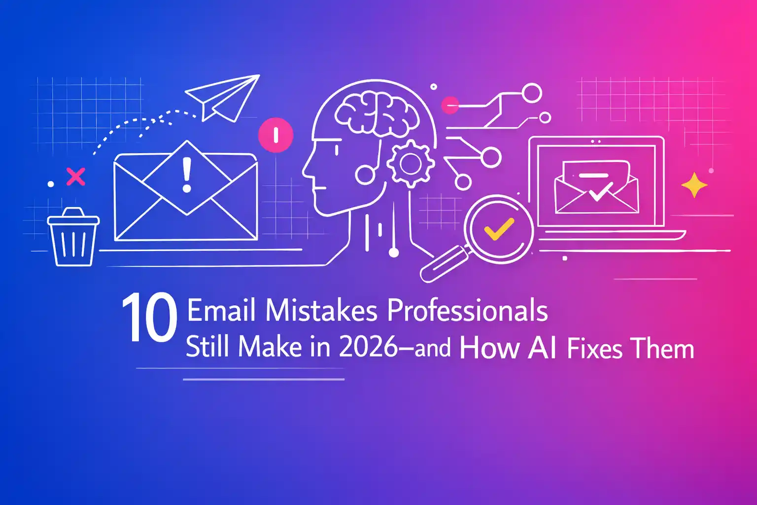 10 Email Mistakes Professionals Still Make in 2025 and How AI Fixes Them