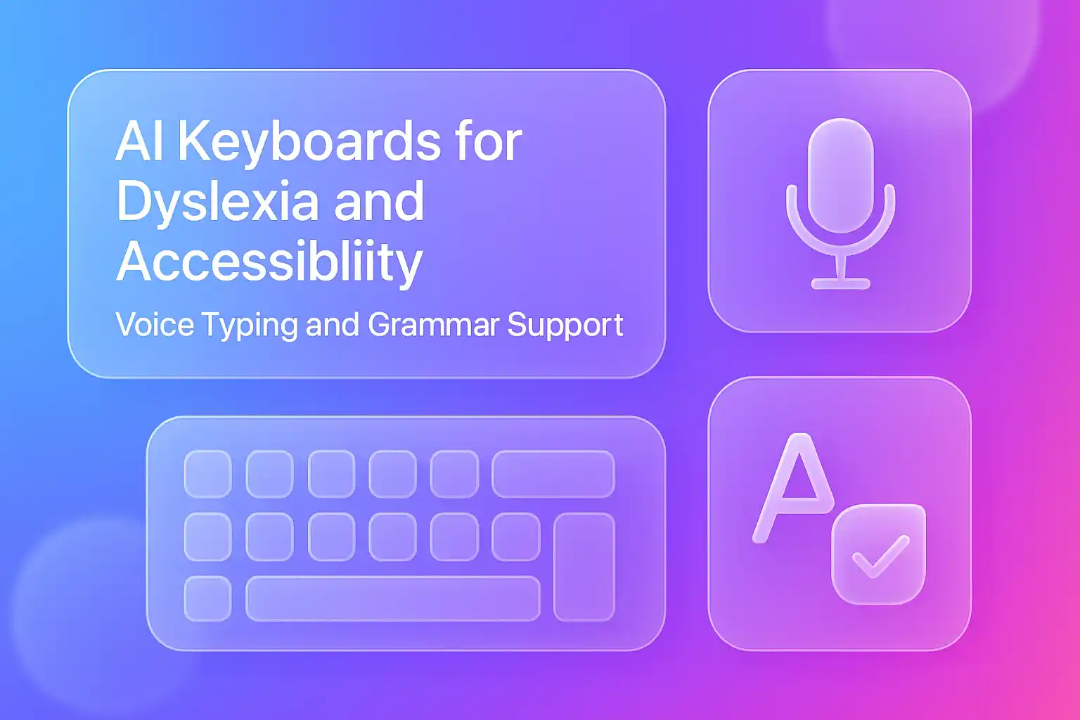 AI Keyboards for Dyslexia and Accessibility: Voice Typing and Grammar ...