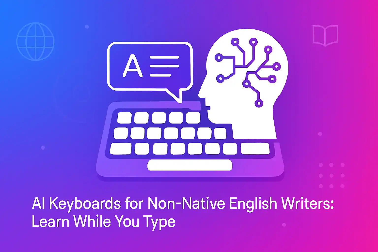 AI Keyboards for Non Native English Writers: Learn While You Type