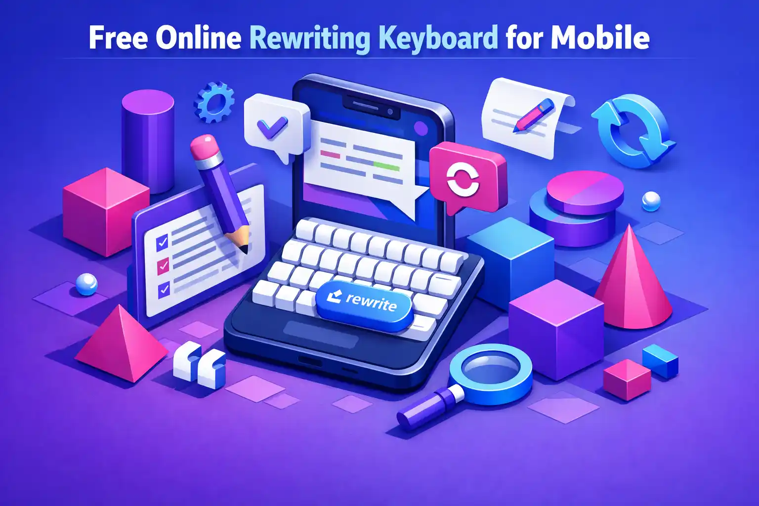 Free Online Rewriting Keyboard for Mobile: Transform Your Text on the Go