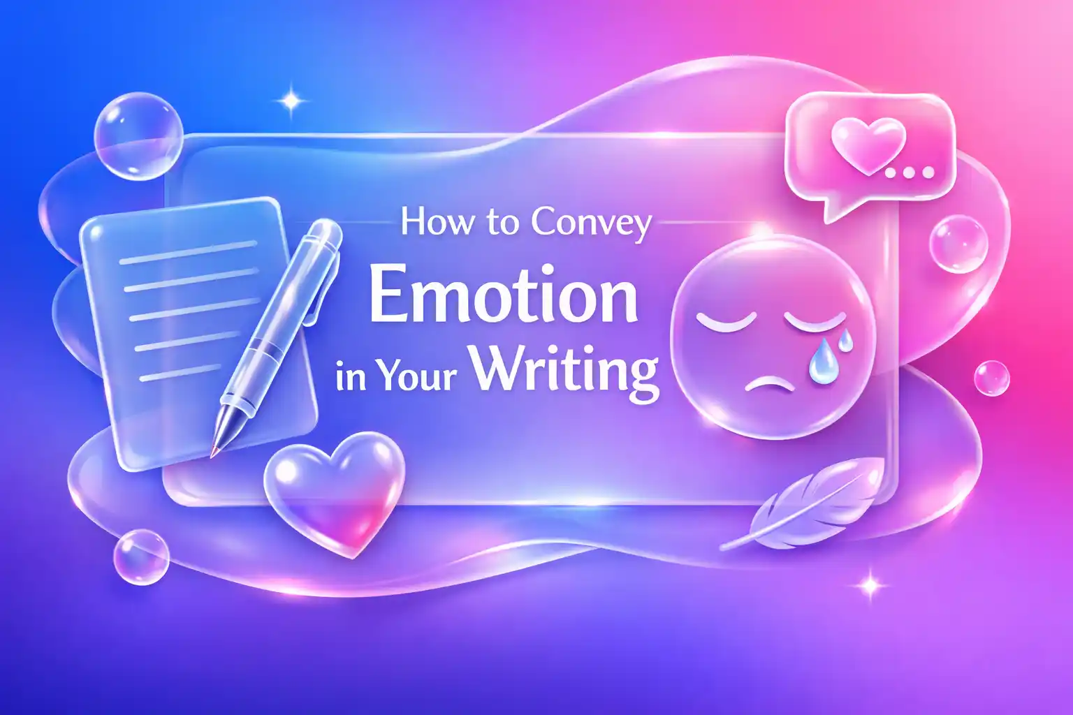 How to Convey Emotion in Your Writing.