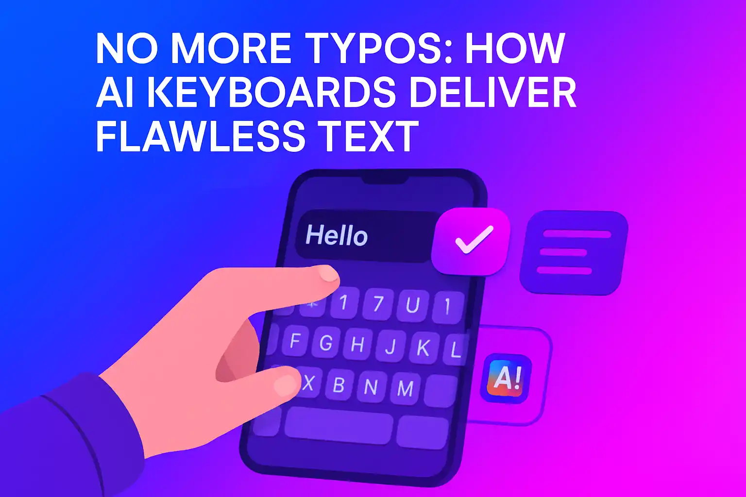 No More Typos: How AI Keyboards Deliver Flawless Text