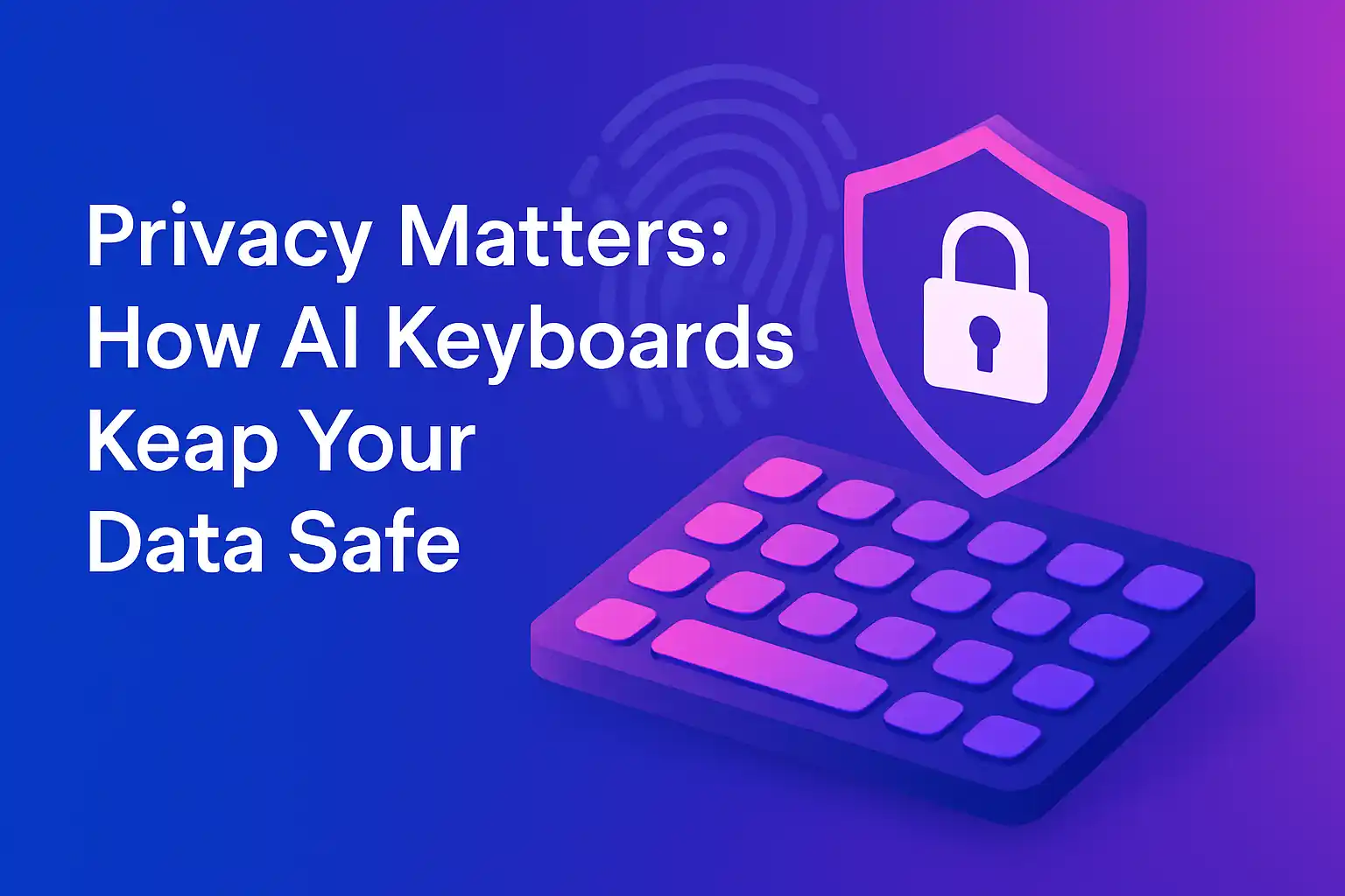 Privacy Matters: How AI Keyboards Keep Your Data Safe