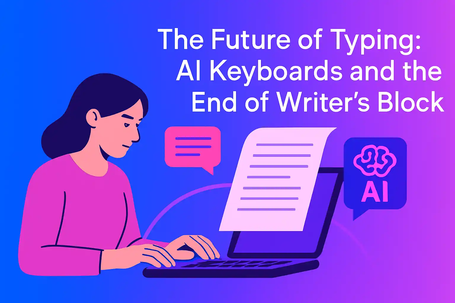 The Future of Typing: AI Keyboards and the End of Writer's Block