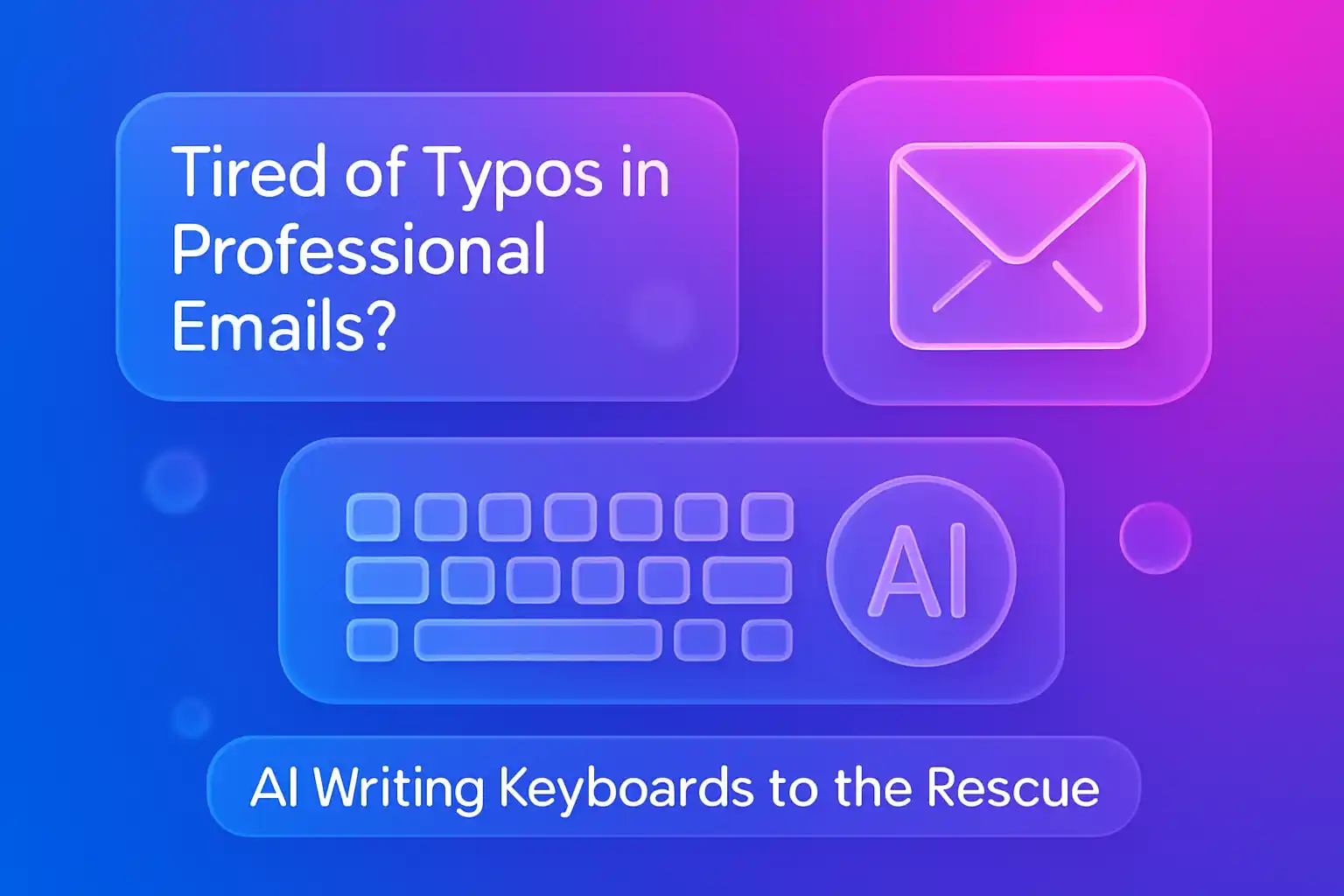 Tired of Typos in Professional Emails? AI Writing Keyboards to the Rescue