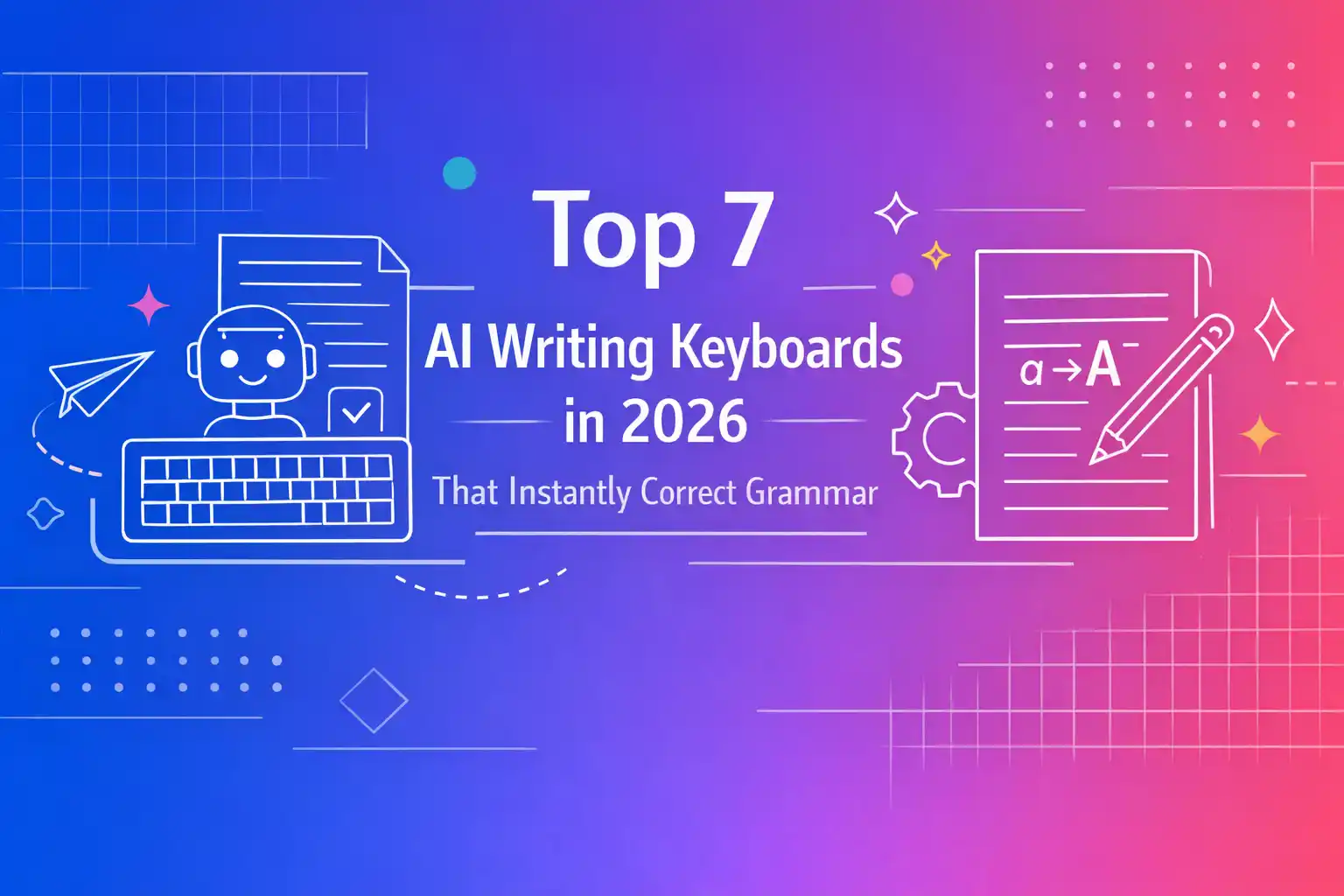 Top 7 AI Writing Keyboards in 2026 That Instantly Correct Grammar
