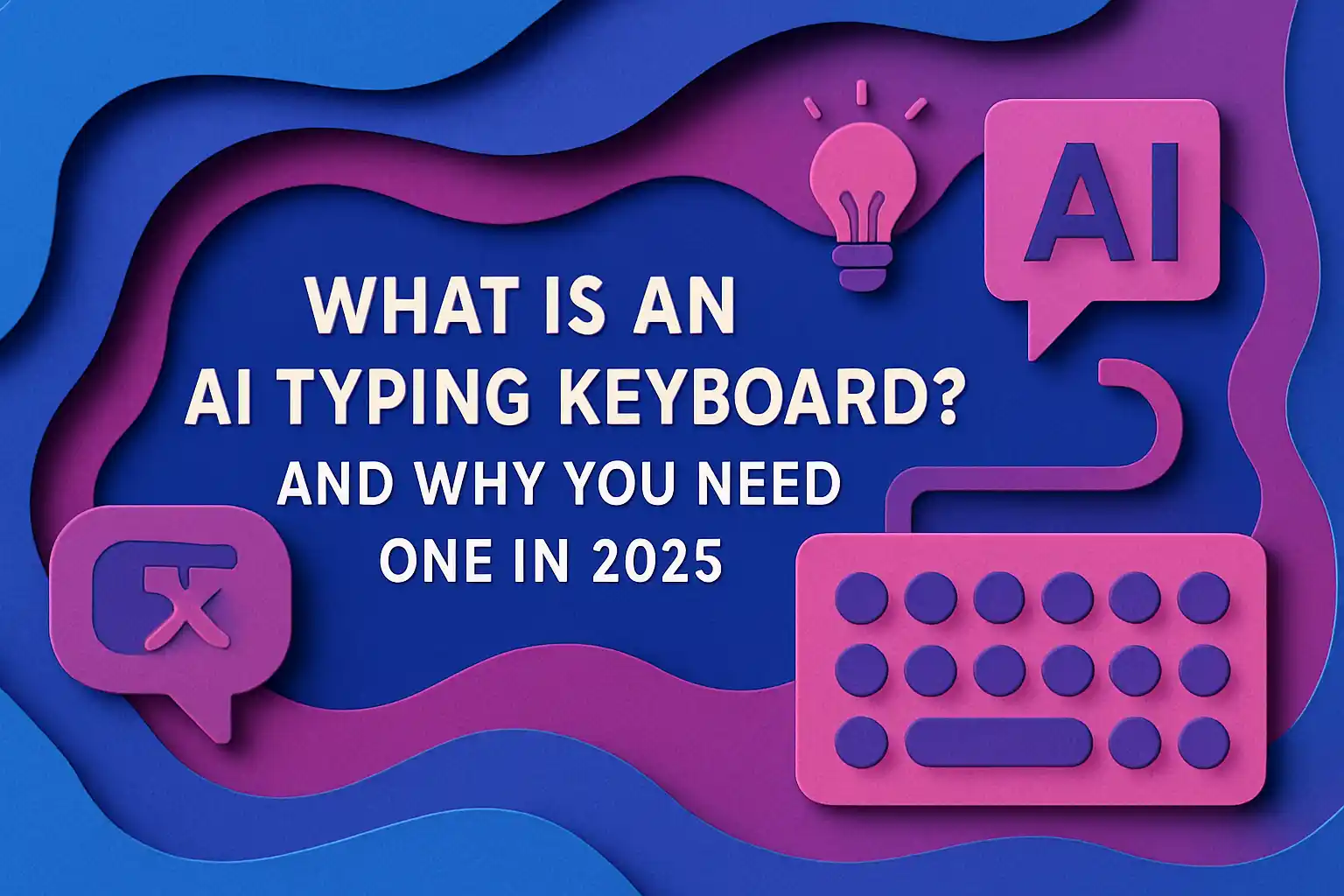 What Is an AI Typing Keyboard? And Why You Need One in 2025